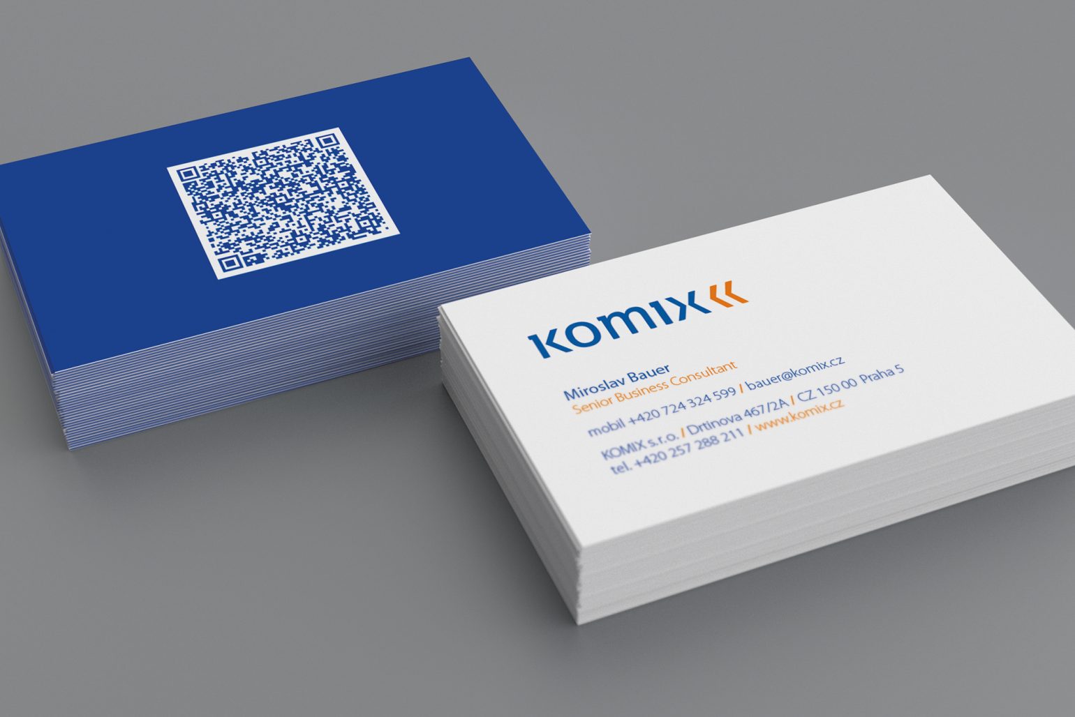 Vizuální styl IT společnosti KOMIX | Omega Design